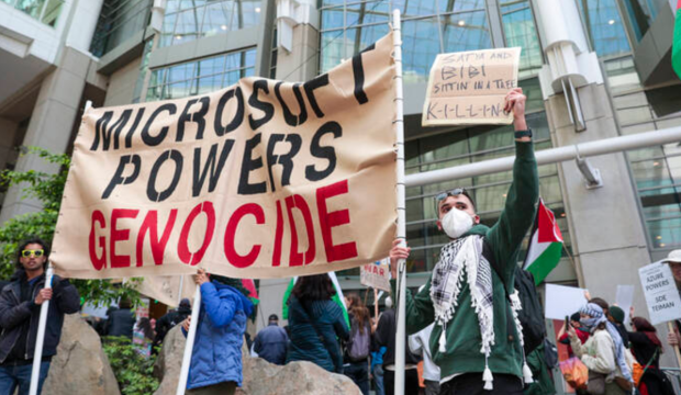 Microsoft responds to headquarters being stormed by group that planted ...