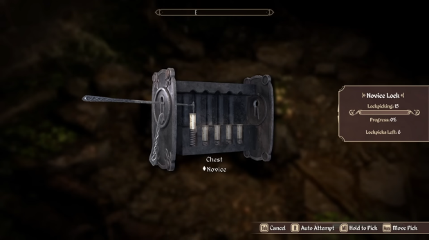 New Skyblivion gameplay video shows off upgraded lockpicking, new ...