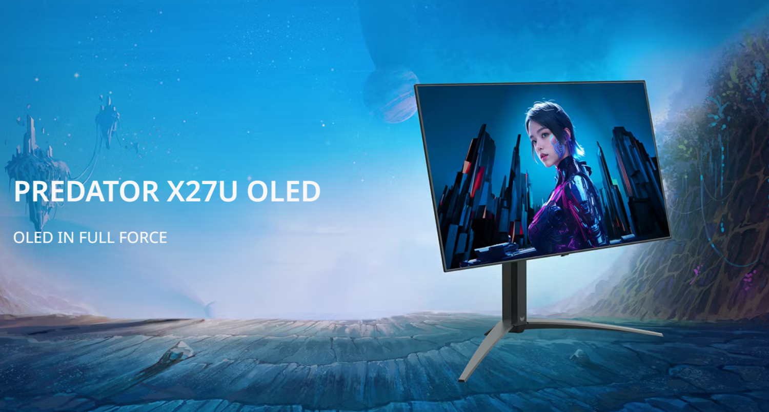 Acer unveils an OLED gaming monitor that can boost from 540Hz up to 720Hz
