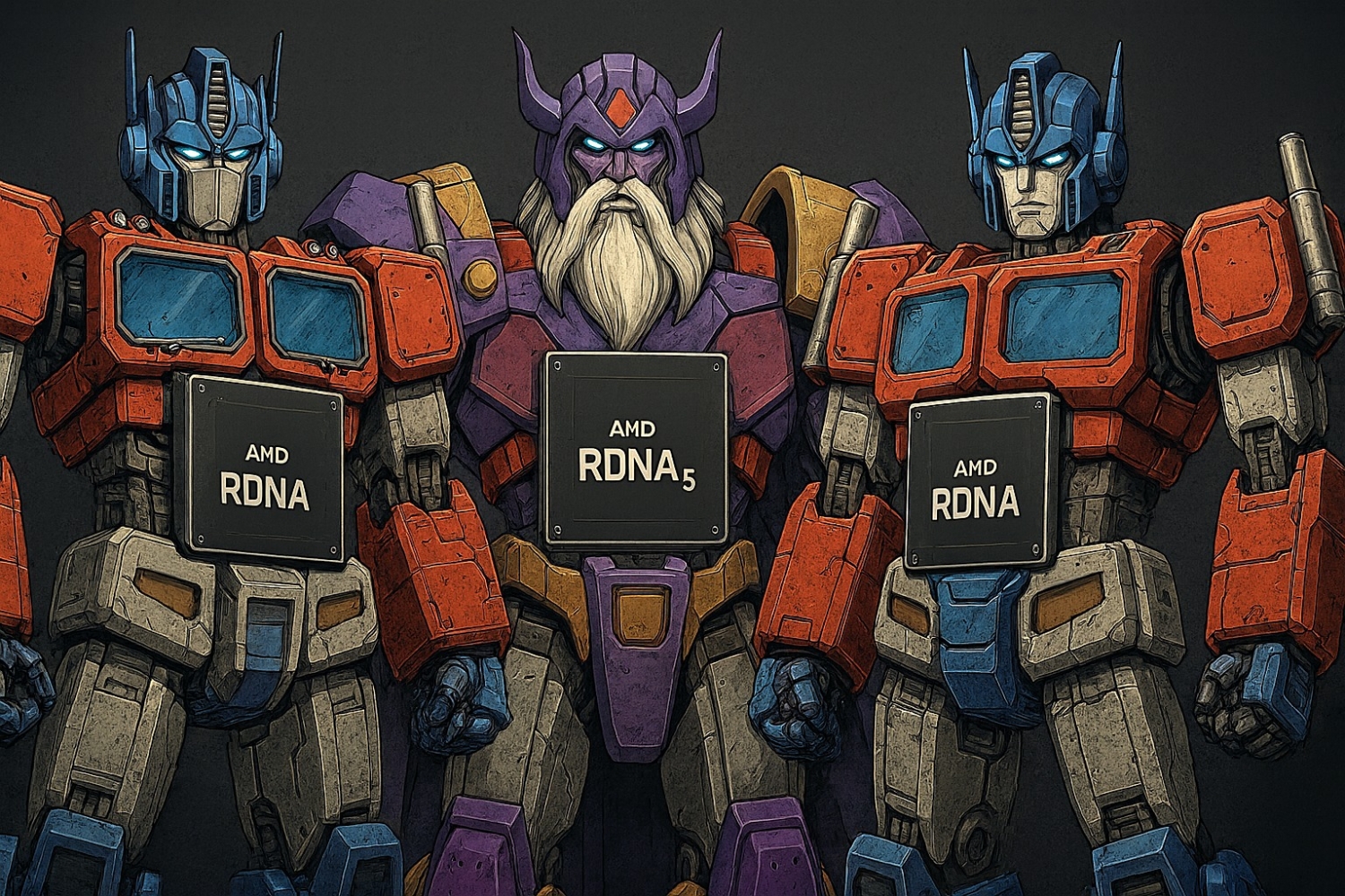 AMD's next-gen RDNA 5 GPU codenames are from Transformers: Alpha Trion ...