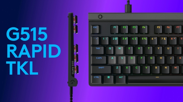 Logitech's G515 RAPID TKL is a low-profile keyboard with adjustable ...