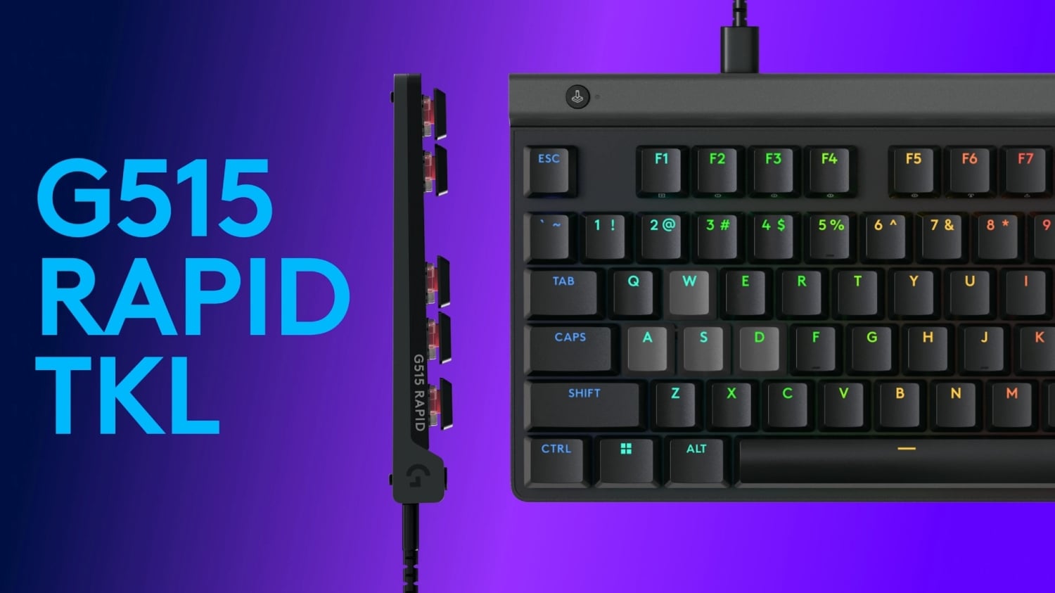 Logitech's G515 RAPID TKL is a low-profile keyboard with adjustable ...