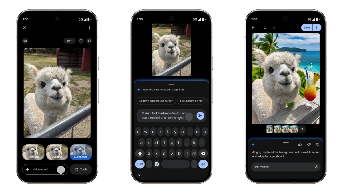 Android users can now use their words to edit photos