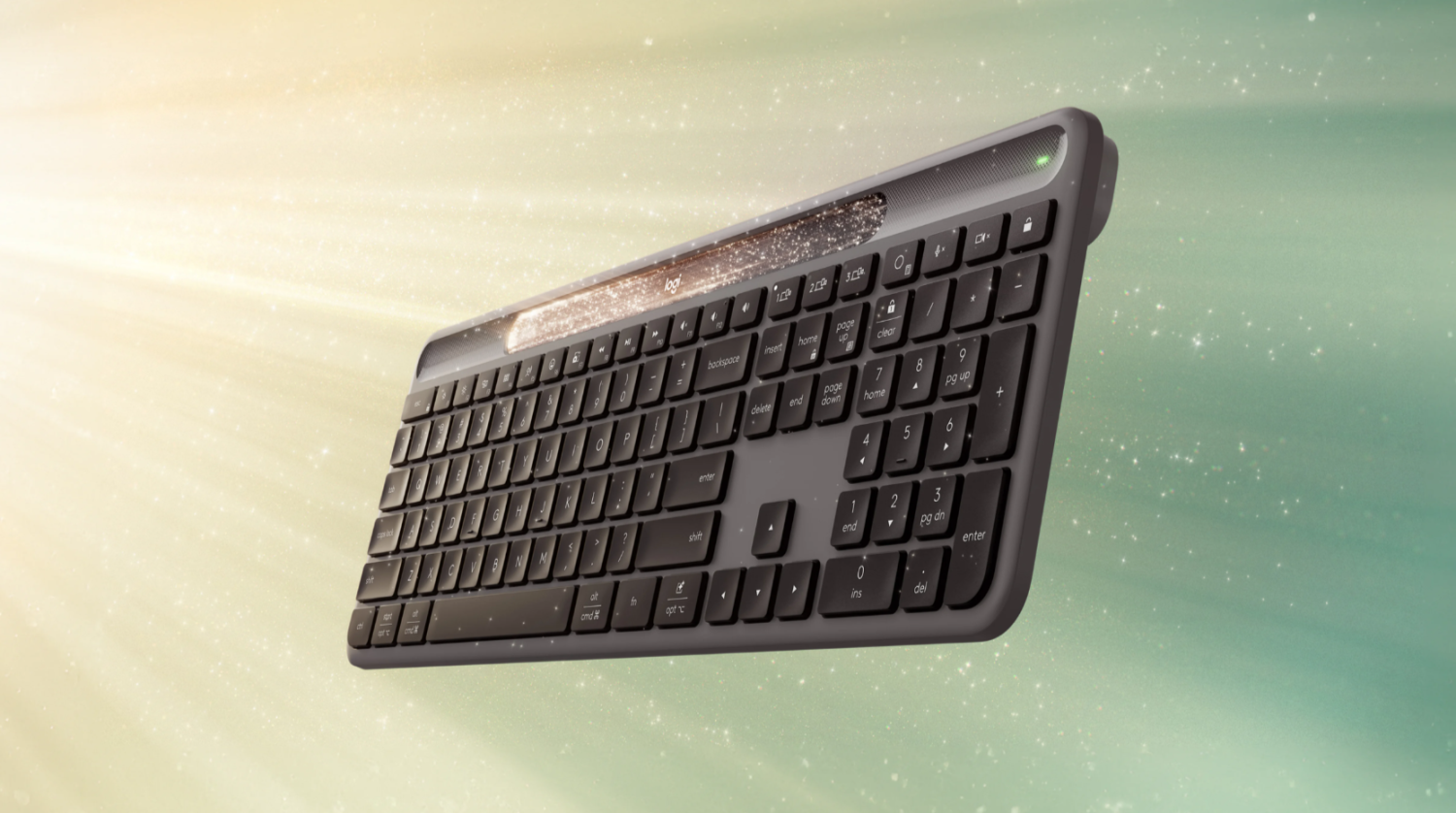Logitech's new keyboard can only be charged with light: no batteries or ...