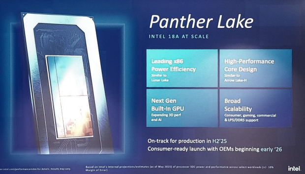 Intel Panther Lake laptop CPU leaks: 16C/16T, upgraded GPU, fabbed on ...