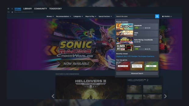 Valve updates Steam's UI to make it easier to browse and search for games