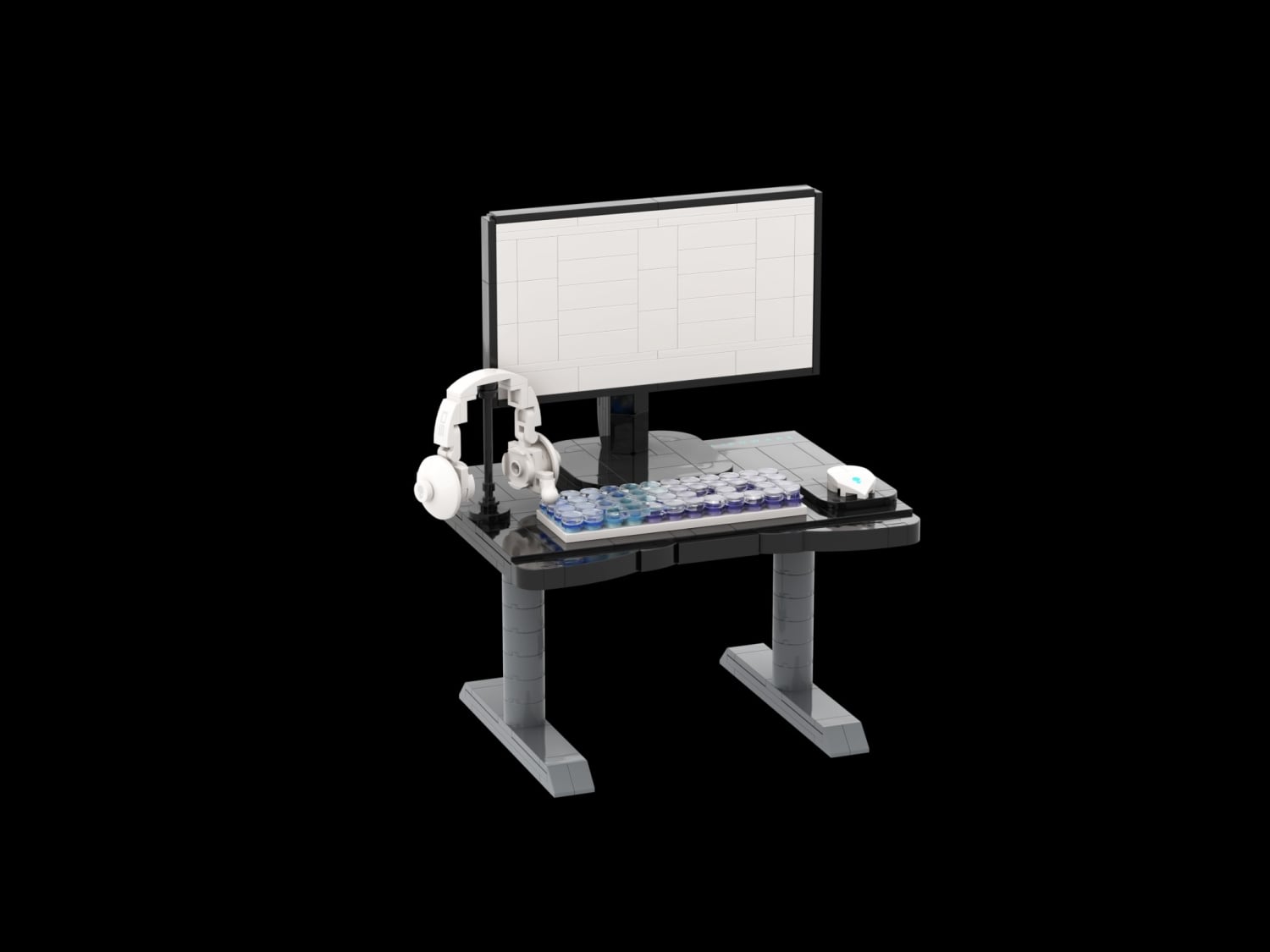 Alienware reveals new LEGO PC gear: Brick Kit Desk is a modular ...