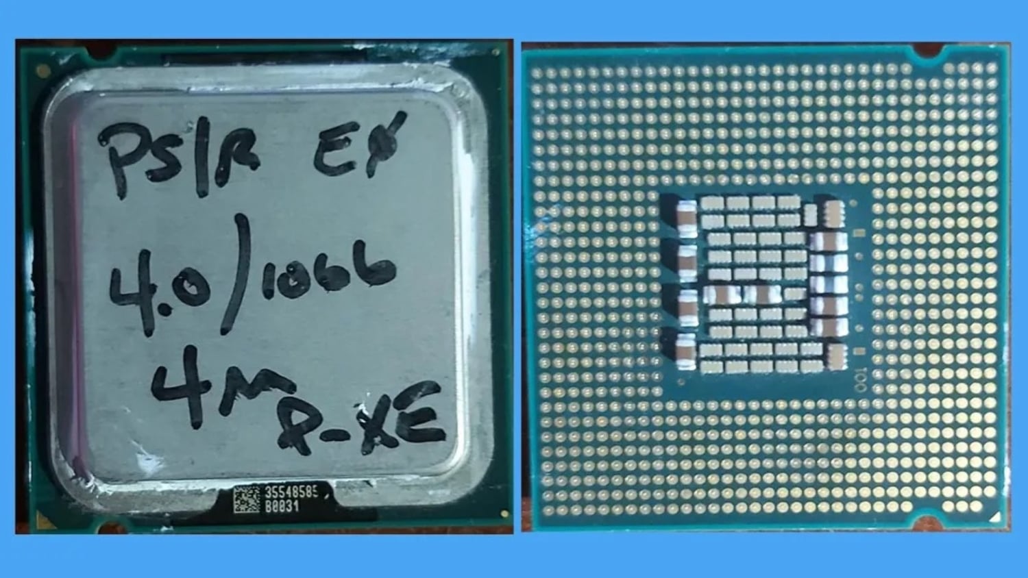 Check out this ultra-rare unreleased Pentium 4 engineering sample CPU ...