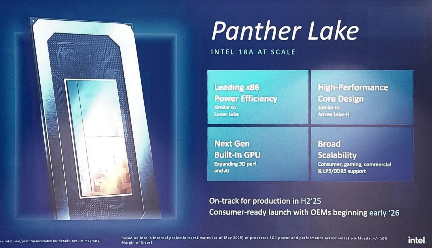 Intel Panther Lake CPU leaks: up to 12 processors, four of them in new 'Core Ultra X' series