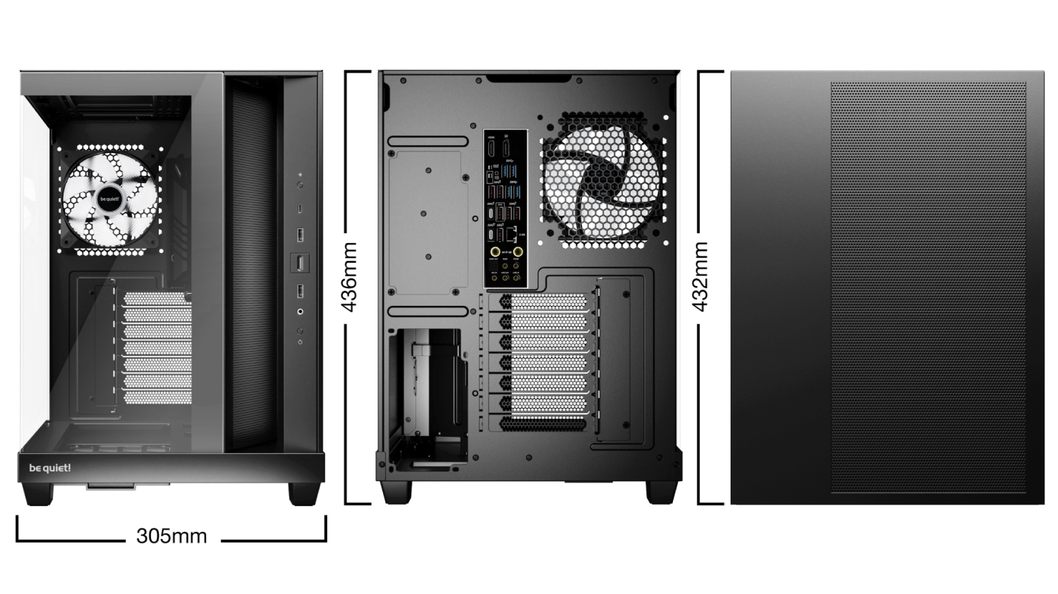 be quiet! launches two new Light Base PC cases, the 500 and 500 LX