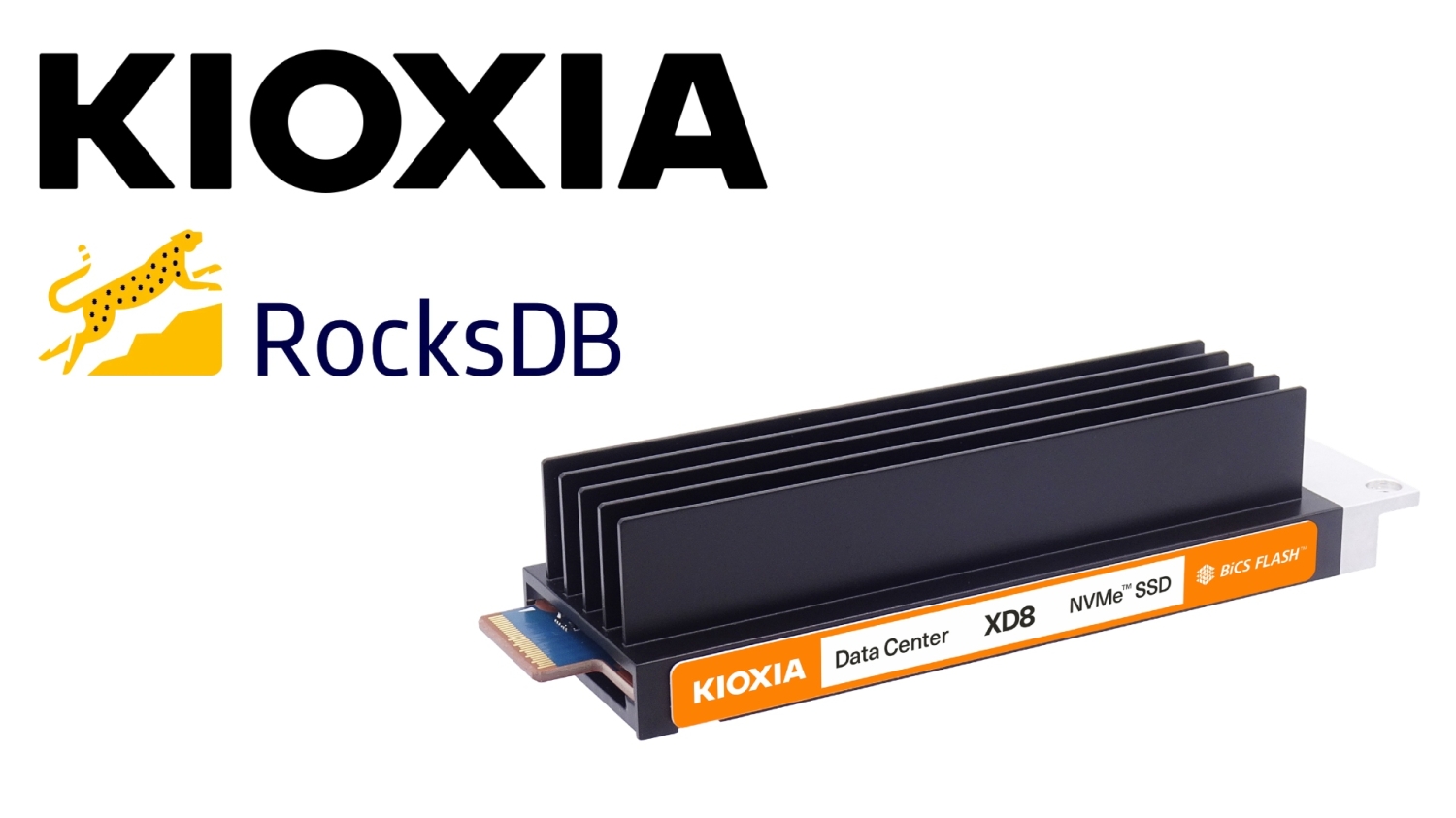 KIOXIA's new open-source RocksDB plug-in improves the performance and lifespan of SSDs