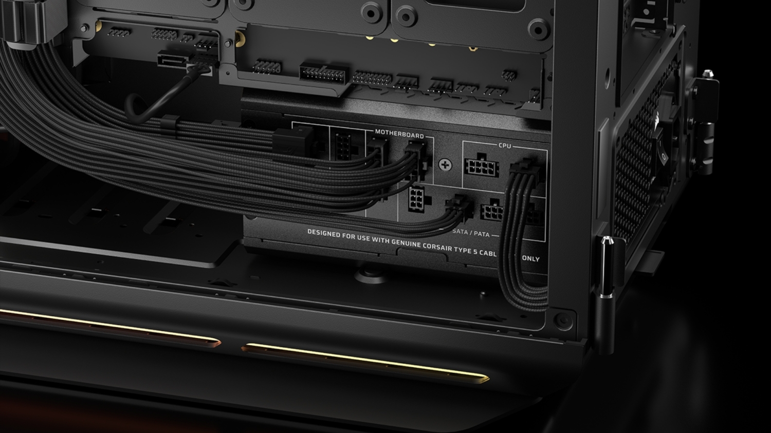 Corsair's new Platinum-rated HXi SHIFT power supplies have a built-in ...