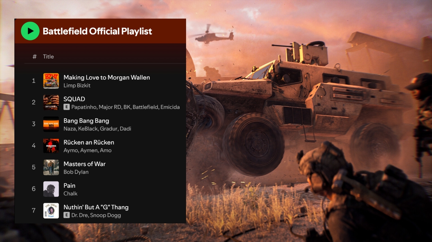 Battlefield 6 now has in-game radio stations like Grand Theft Auto