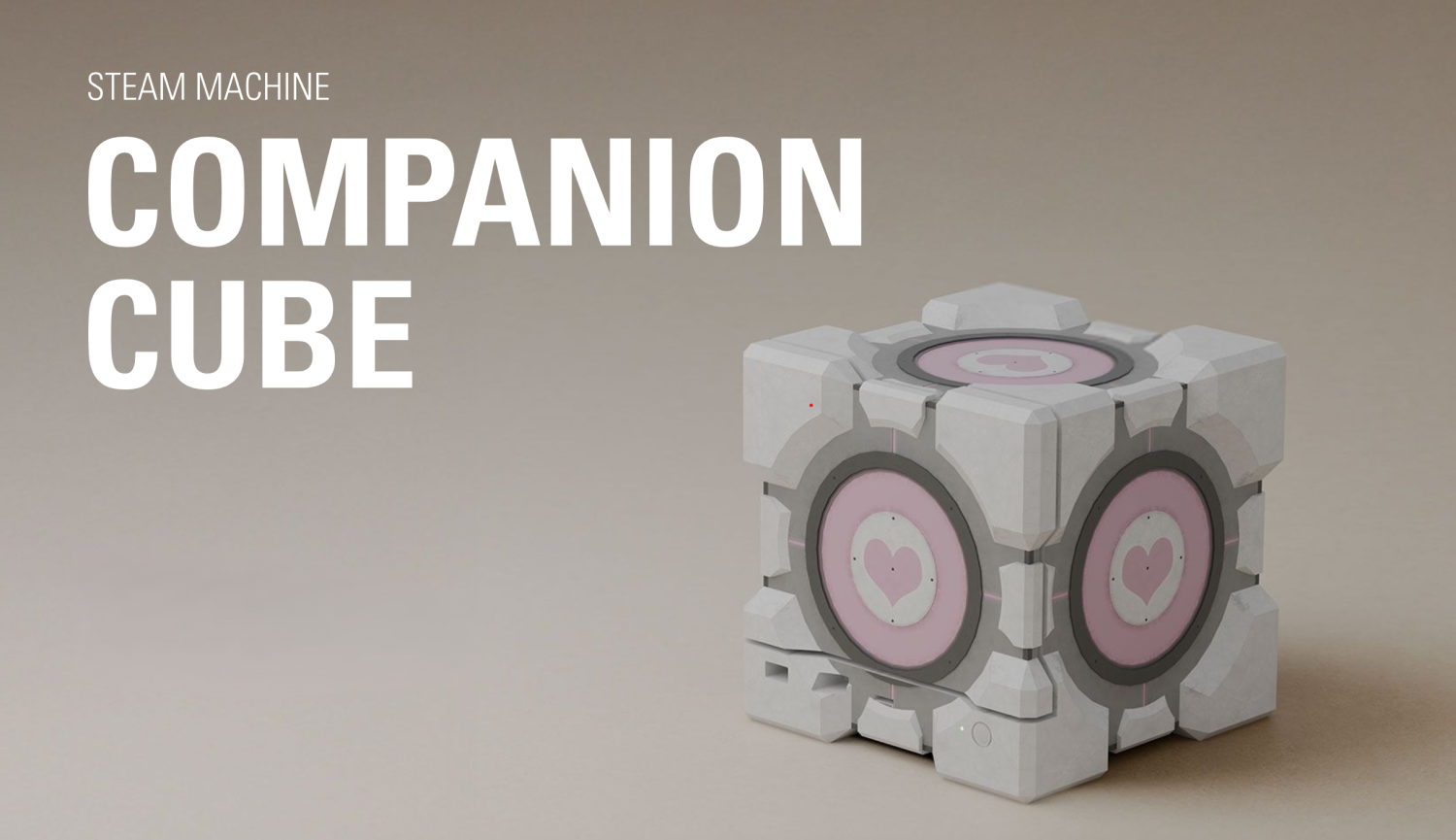 Dbrand unveils 'Companion Cube' for Valve's Steam Machine