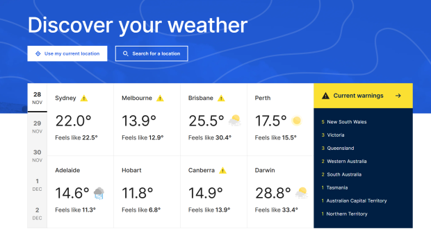 Australia spent $100 million on upgrading its weather website, 20x the ...