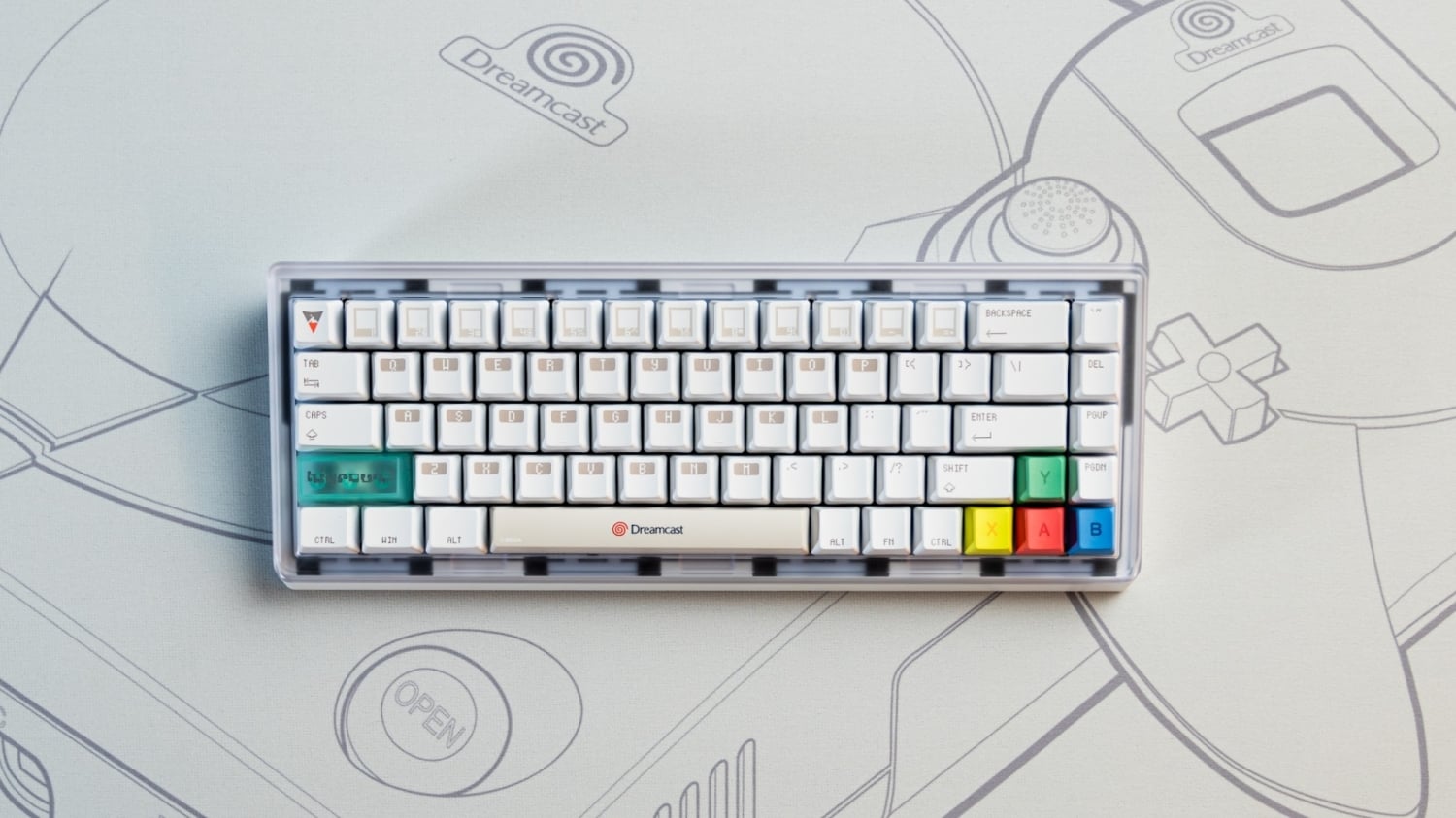 Higround and Sega have created a custom Dreamcast-inspired gaming keyboard