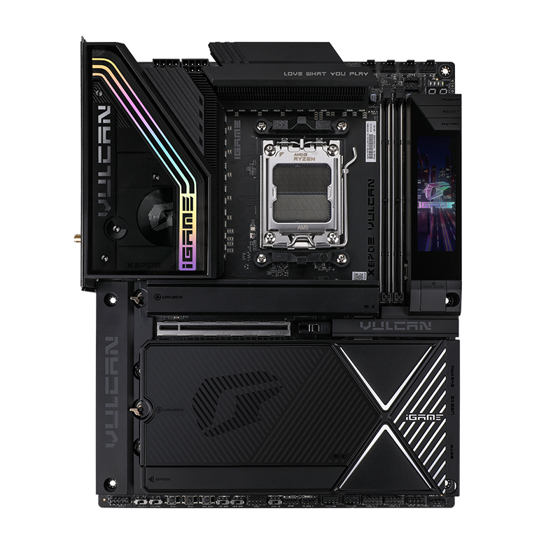 COLORFUL intros flagship AM5 mobo: iGame X870E Vulcan OC V14 with DDR5 ...