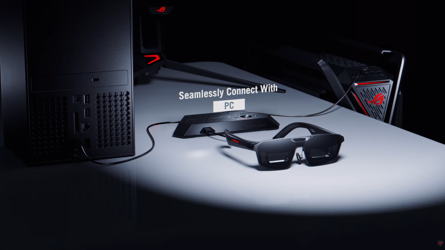 ASUS unveils ROG XREAL R1 AR gaming glasses: projects huge 171-inch ...