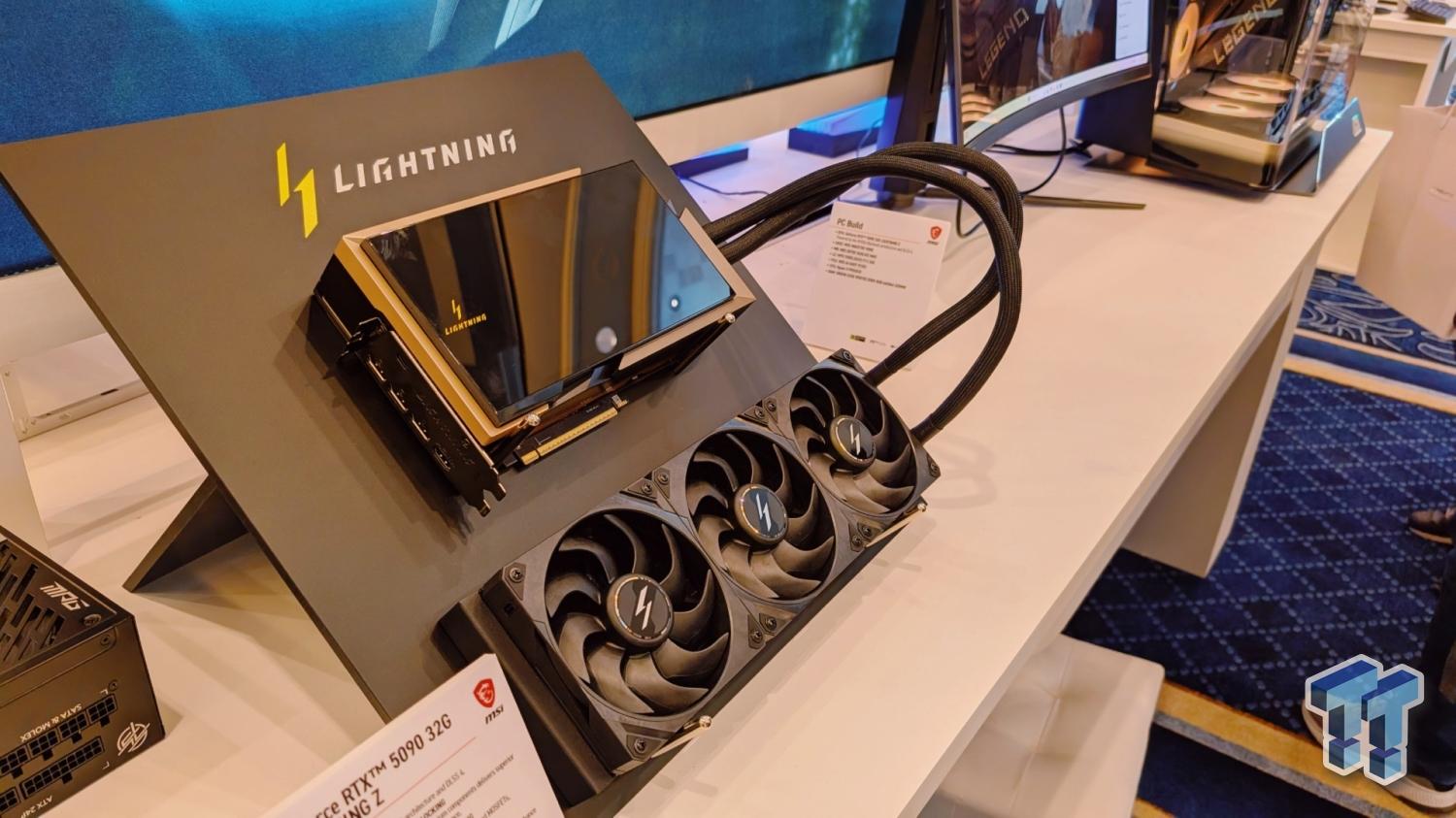 MSI's new GeForce RTX 5090 32G LIGHTNING Z is a 1000W, extreme ...