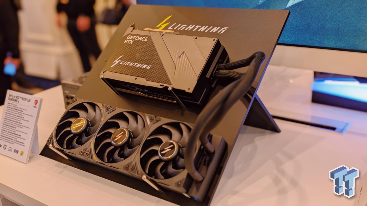 MSI's new GeForce RTX 5090 32G LIGHTNING Z is a 1000W, extreme ...