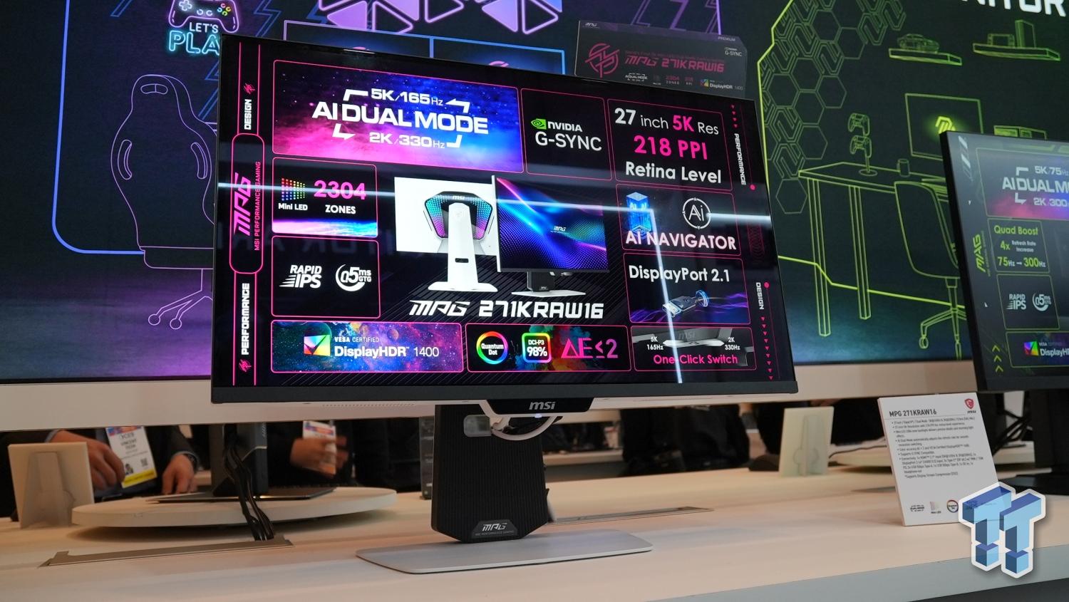MSI unveils world's first Mini-LED gaming monitor at CES 2026