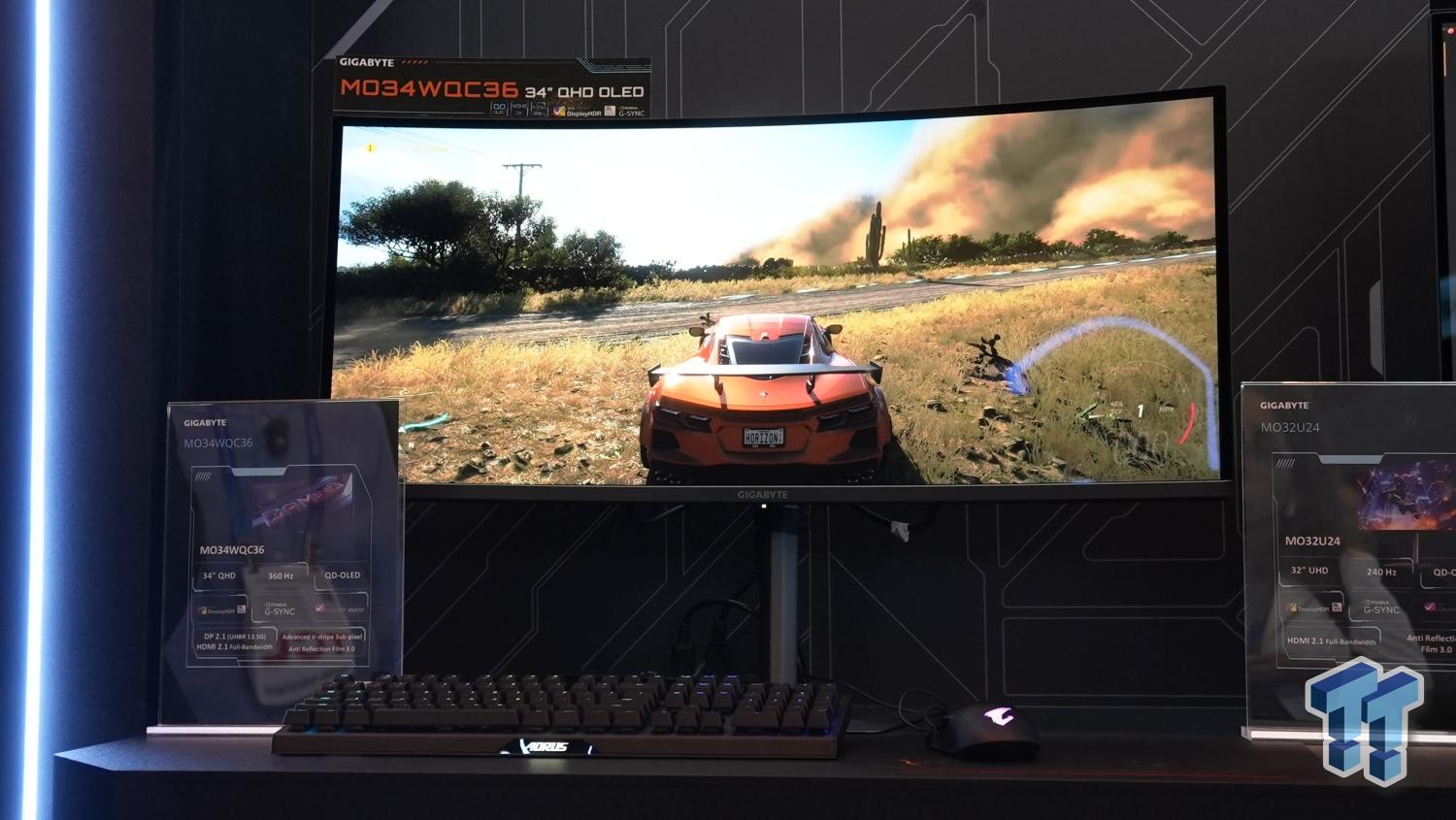GIGABYTE AORUS unveils four new OLED gaming monitors at CES 2025