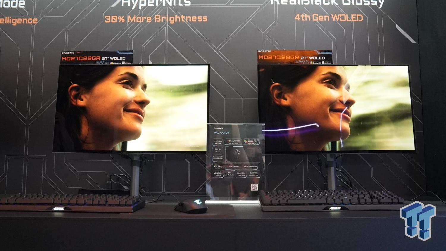 GIGABYTE AORUS unveils four new OLED gaming monitors at CES 2025