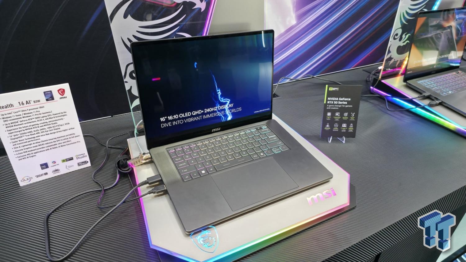MSI unveils new Stealth 16 AI+ laptop: new Intel Panther Lake CPU, up ...
