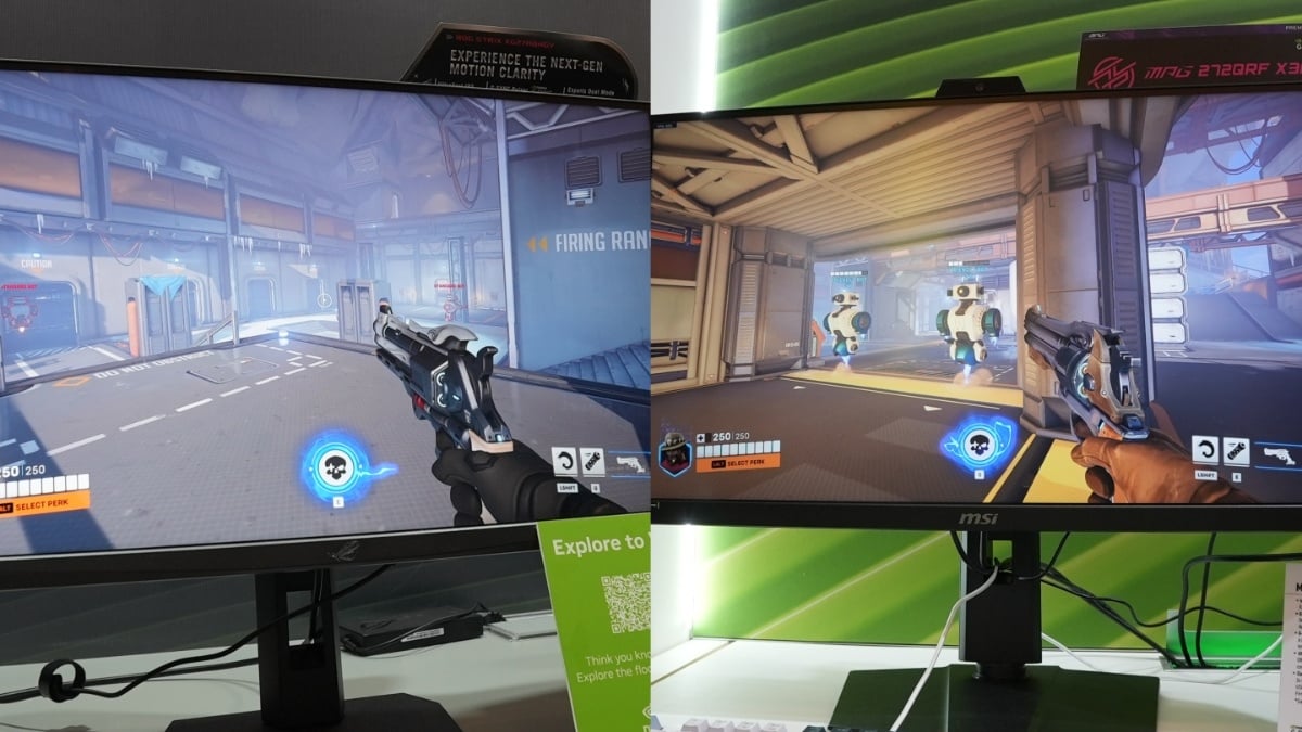 Hands-on with ASUS and MSI's NVIDIA G-Sync Pulsar gaming monitors at ...