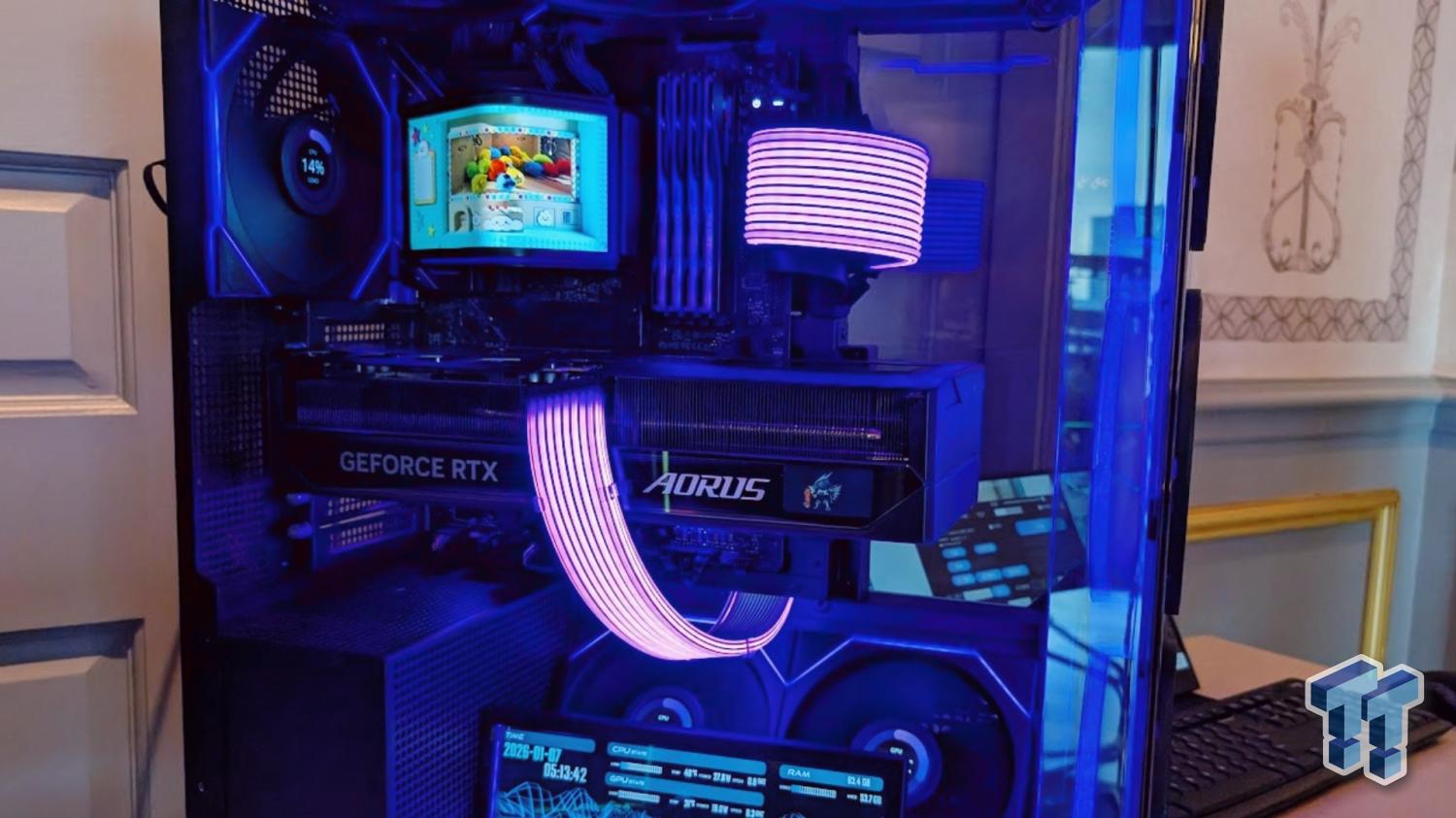 LIAN LI's new HydroShift II AIO cooler includes an OLED display that moves