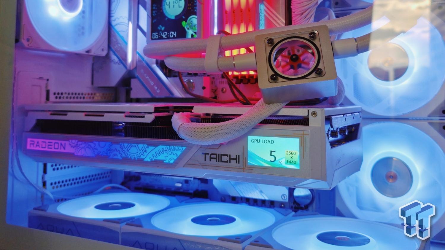 Hands-on with the new ASRock Radeon RX 9070 XT Taichi White 16GB OC GPU