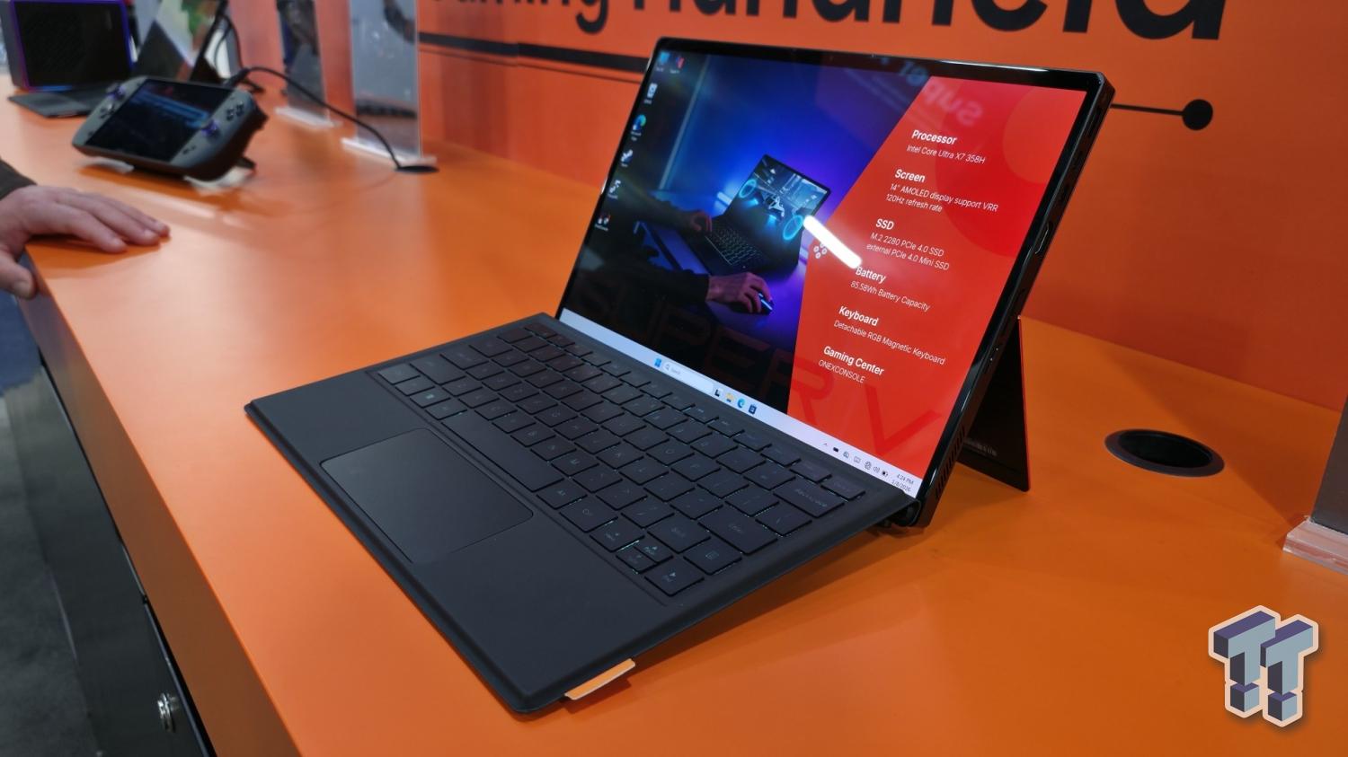 OneXPlayer showcases new Super V gaming tablet at CES 2026: 2-in-1 ...