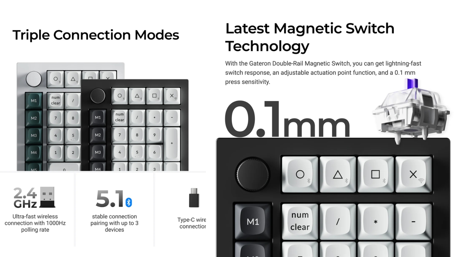 Keychron's Q0 HE is a premium magnetic wireless Num Pad for those with ...