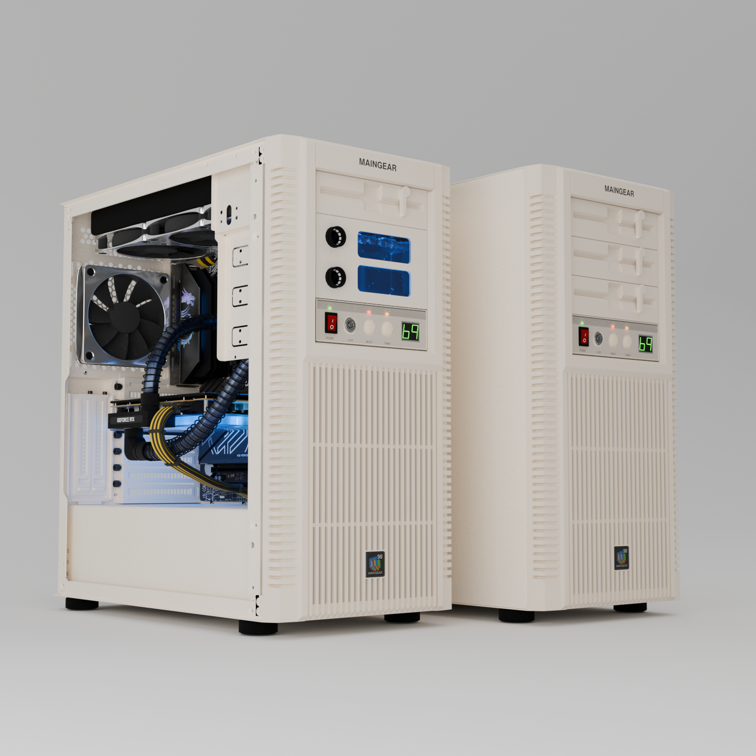 MAINGEAR's new Retro98 desktop gaming PC looks like it's from 1998, but ...