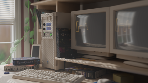 MAINGEAR's new Retro98 desktop gaming PC looks like it's from 1998, but ...