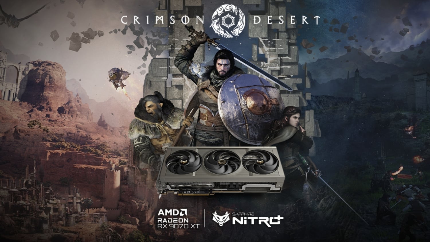 Sapphire unveils Radeon RX 9070 XT NITRO+ Crimson Desert Edition GPU