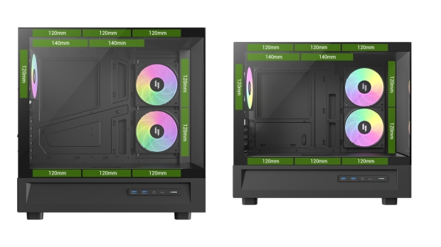 GAMEMAX launches new NEX C51 and NEX C31 Panoramic PC Cases