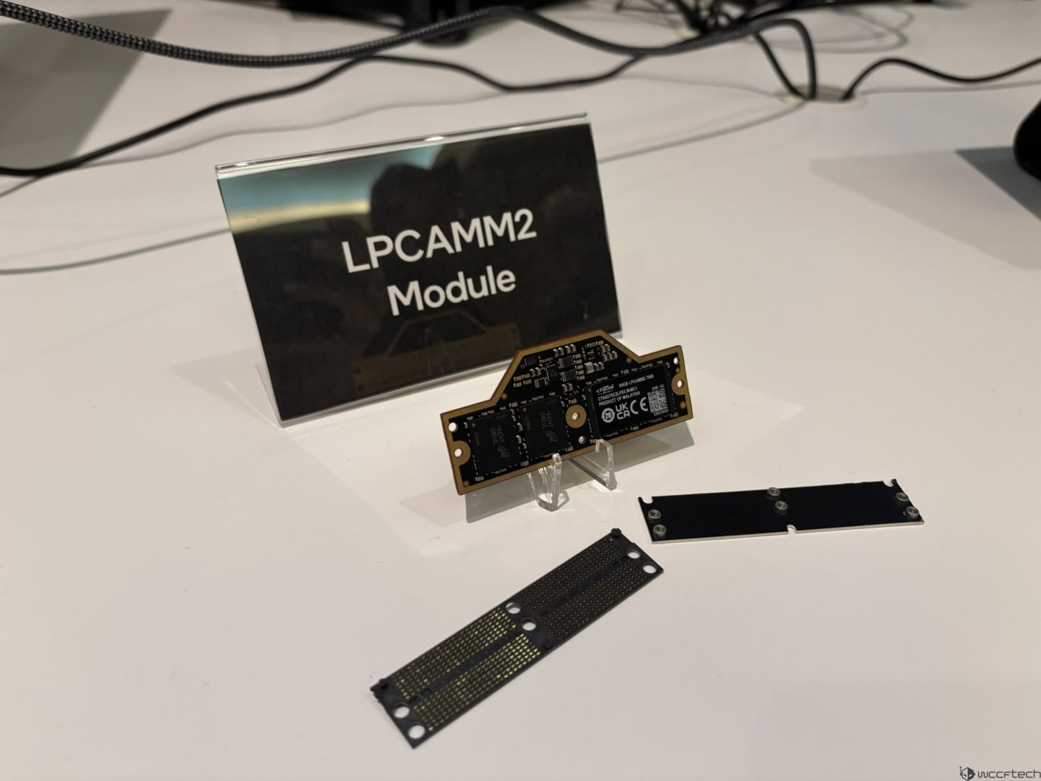 Here's what 96GB of LPCAMM2 memory with LPDDR5X-9600 modules looks like ...