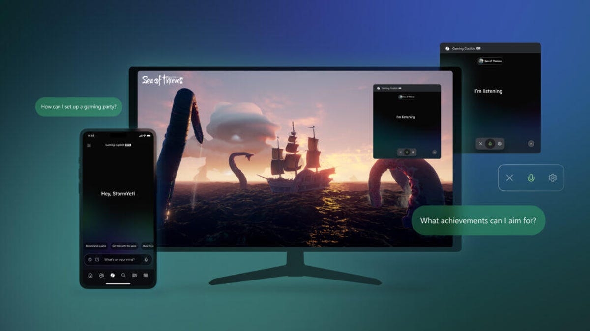 Xbox says its Gaming Copilot AI companion is being added to Xbox consoles