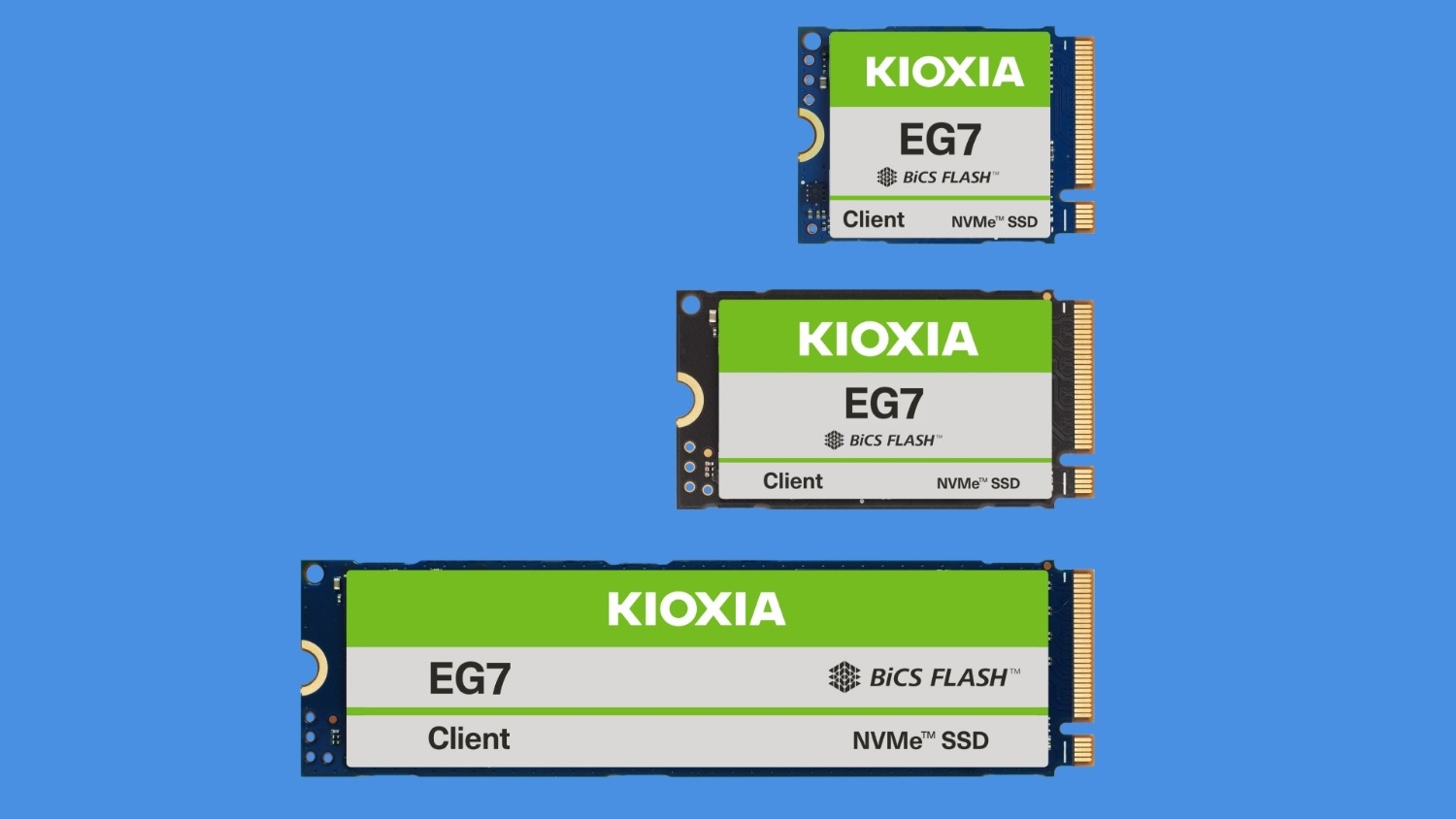 KIOXIA fires back at rising SSD costs with new EG7 Series for PC OEMs