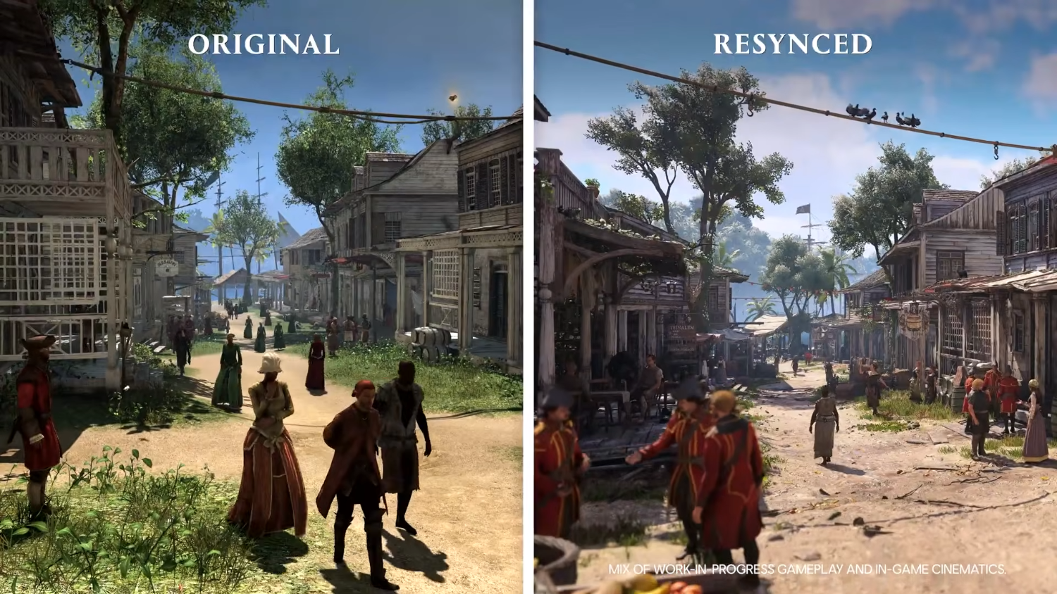 Assassin's Creed Black Flag Resynced compared to the original reveals ...