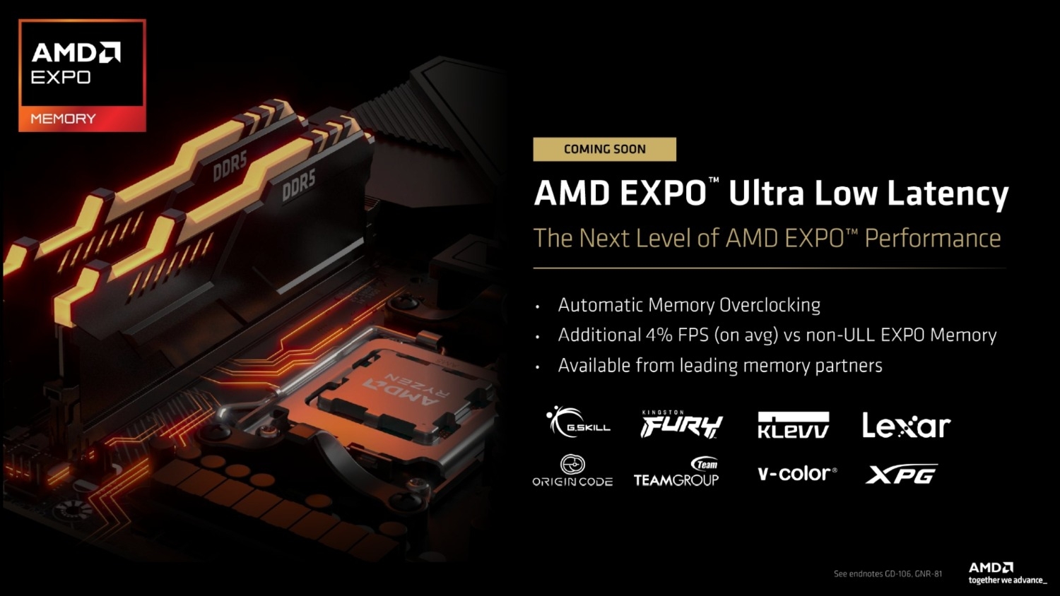 AMD announces new EXPO Ultra Low Latency memory overclocking for more ...