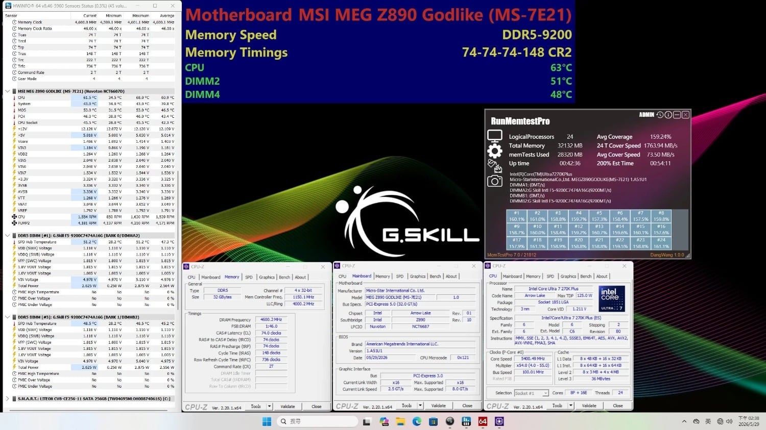 G.Skill unveils 9200 MT/s Trident Z5 CK 'CUDIMM' DDR5 memory modules