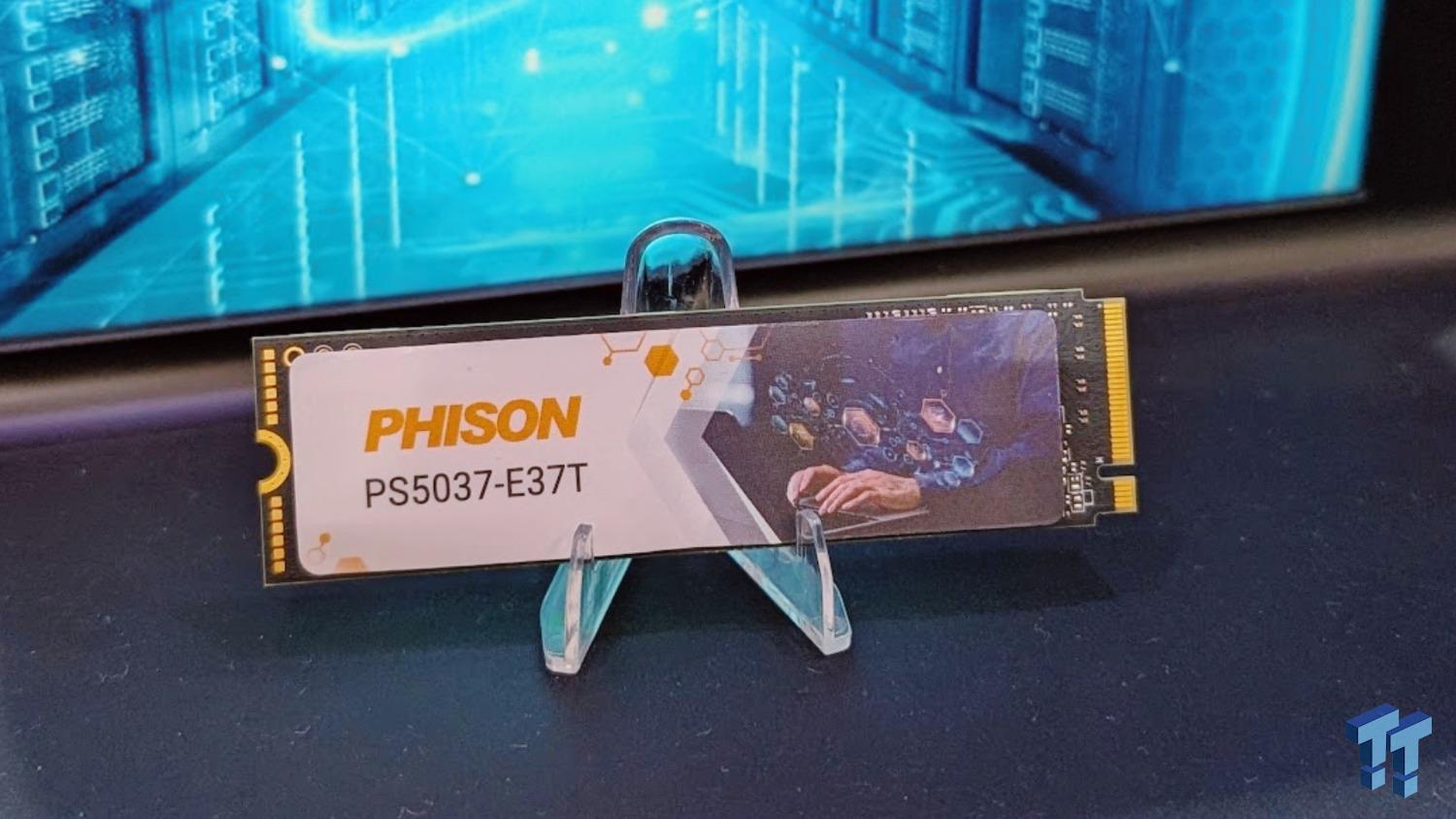 Phison's E37T maxes out Gen5 SSD speeds without DRAM, and it was made ...