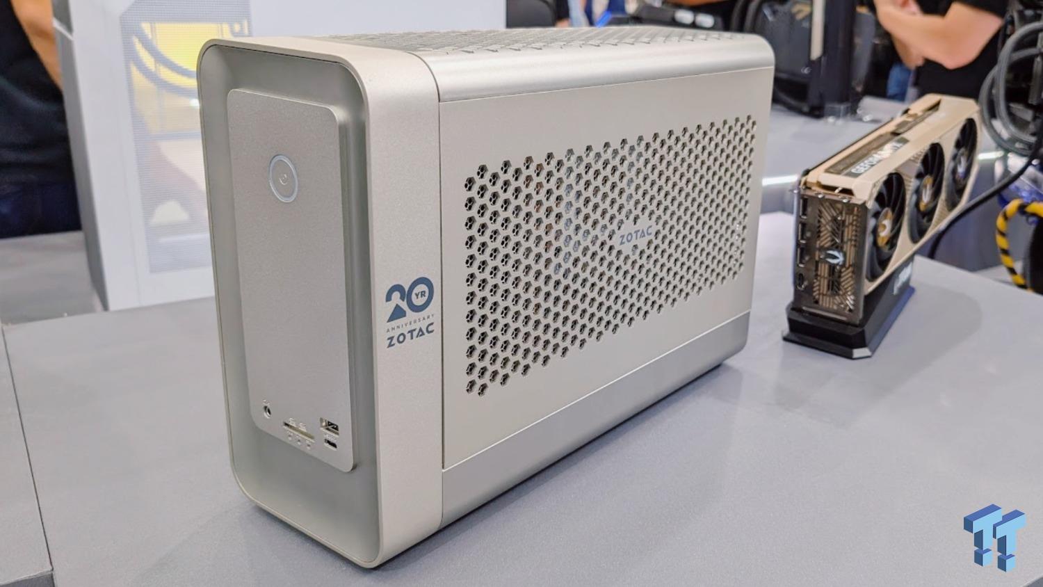 ZOTAC showcases the world's smallest mini PC with desktop RTX 5080 graphics