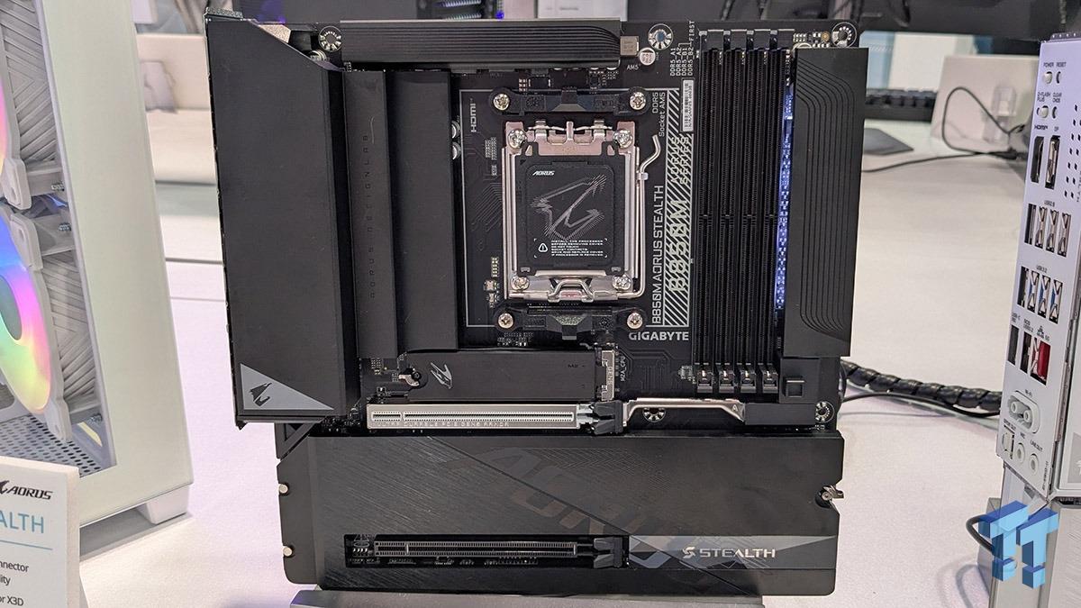 GIGABYTE unveils a pair of B850 motherboards with backside connectors ...