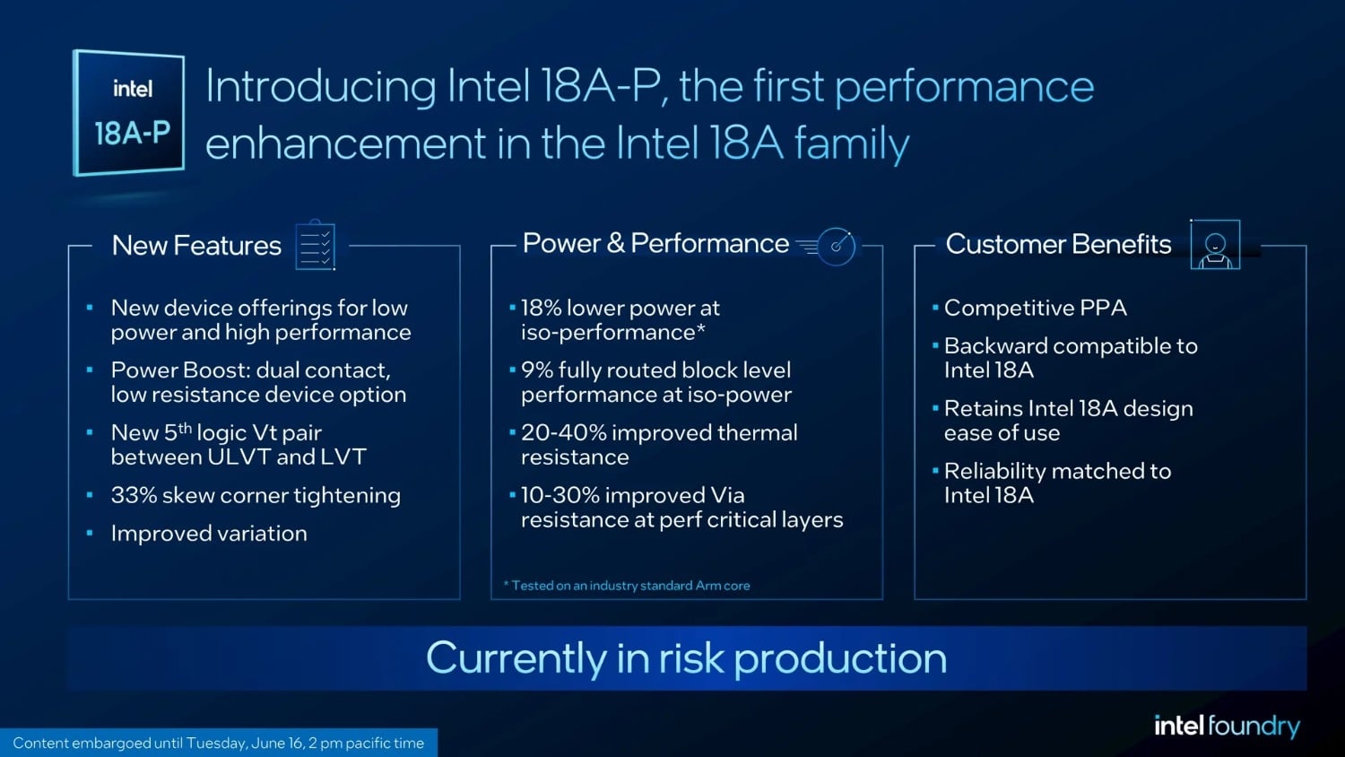 Intel's 18A-P process node is now in risk production, will power next ...