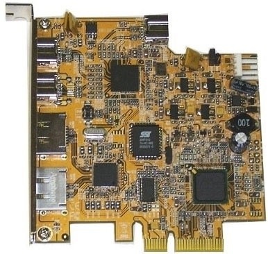 NitroAV fusion host adapter adds FireWire 800 and eSATA ports via PCIe ...