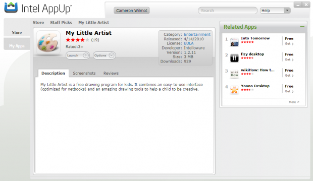 Intel AppUp First Impressions - apps for your netbook