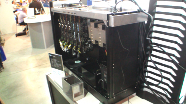 SilverStone Temjin TJ12 case with six GeForce GTX 580 video cards, 19 ...